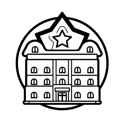 Hotel Coloring Wonderland Coloring Page