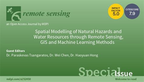👏congratulations That The Special Issue Spatial Modelling Of Natural
