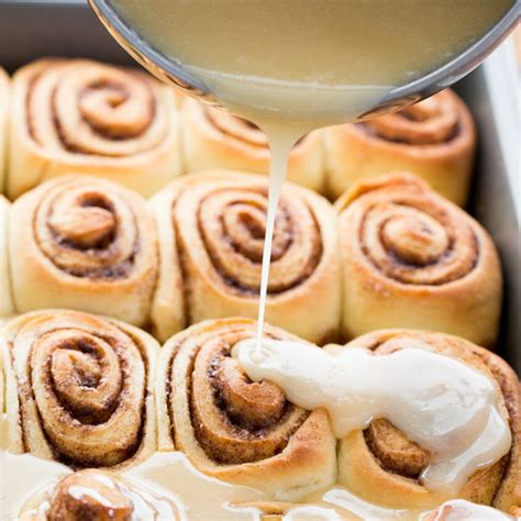 Softest Cinnamon Rolls With Salted Maple Glaze Recipe