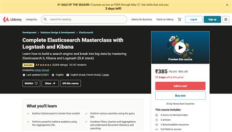 explore elasticsearch courses certificates training and more