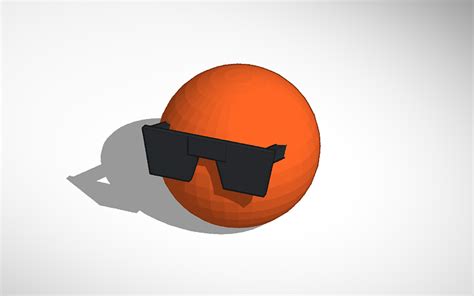 3d Design Orange Tinkercad