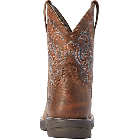 Ariat Anthem Round Toe Shortie Western Boot Womens Footwear
