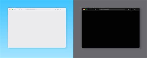 Web Browser Window Template Website Browser Different Devices Vector