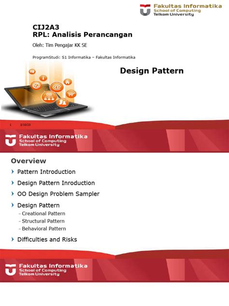 Materi 15 Design Pattern Compressed Swd Pdf Class Computer