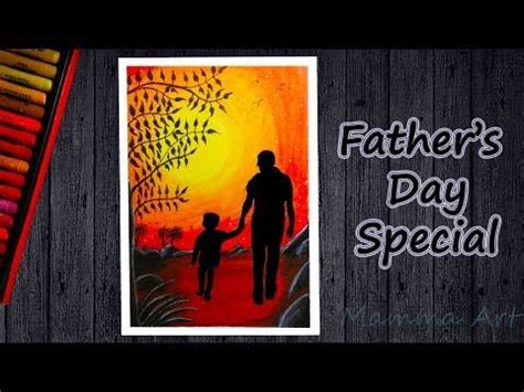 Fathers Day Easy Drawing Fathers Day Special Drawing For Beginners