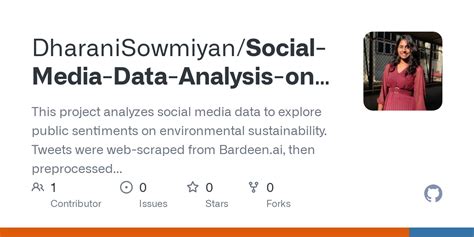 Github Dharanisowmiyan Social Media Data Analysis On Sustainability This Project Analyzes