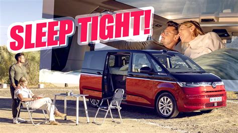 Good Night Package Turns Vw Multivan Into A Bedroom On Wheels