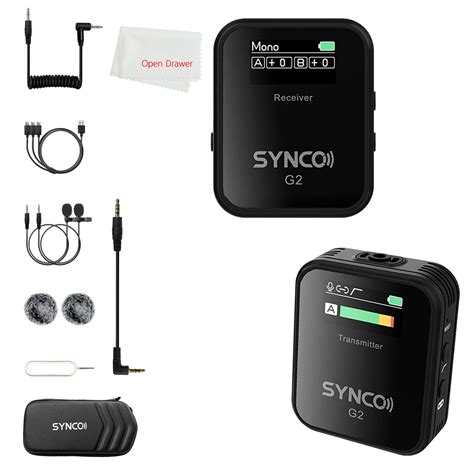 SYNCO G A Lavalier Microphone G Lapel Microfone Lavalier Mic System For Smartphone Table