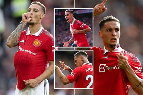 Man Utds New £85m Transfer Hero Antony Shows Off Four Celebrations
