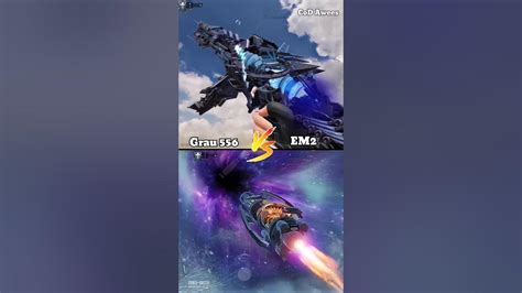 Mythic Grau 556 Vs Mythic Em2 🔥🥵 Codm Shorts Youtube