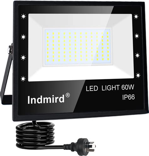 60w Led Flood Light Outdoor Indmird 6000lm Led Floodlights 6500k