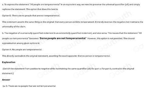 Solved A Express The Quantified Statement In An Equivalent Way That
