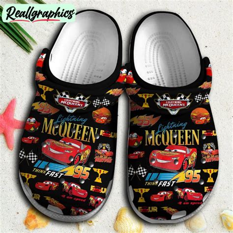 Lightning Mcqueen Cartoon Classic Crocs For Men Women Reallgraphics