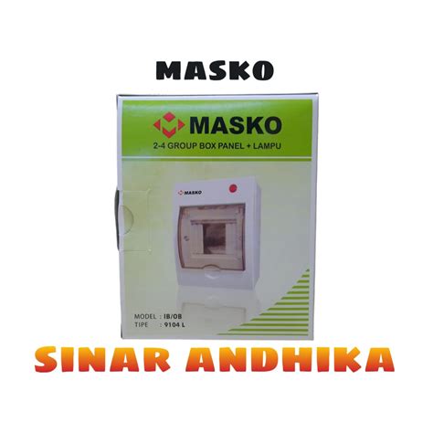 Jual PANEL BOX MCB IB OB MASKO GROUP LAMPU L Shopee Indonesia