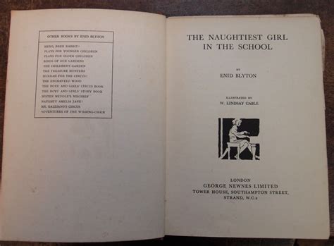 The Naughtiest Girl In The School By Enid Blyton Fair Hardcover 1940