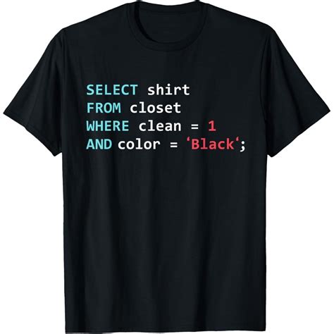 Camiseta Programador Sql Query Geek Database Codificação Shopee Brasil