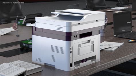 Multifunction Laser Printer Power Off 3d Model 49 3ds Blend C4d