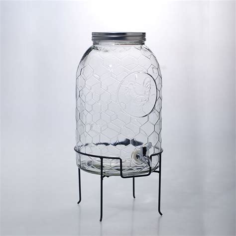 Glass Beverage Dispenser With Stand Buy Glass Beverage Dispenser With Stand Product On ZIBO