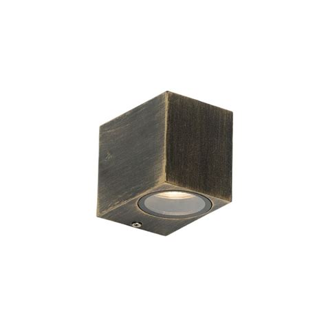 Moderna luminária de parede ouro antigo IP Baleno I Lampadaeluz
