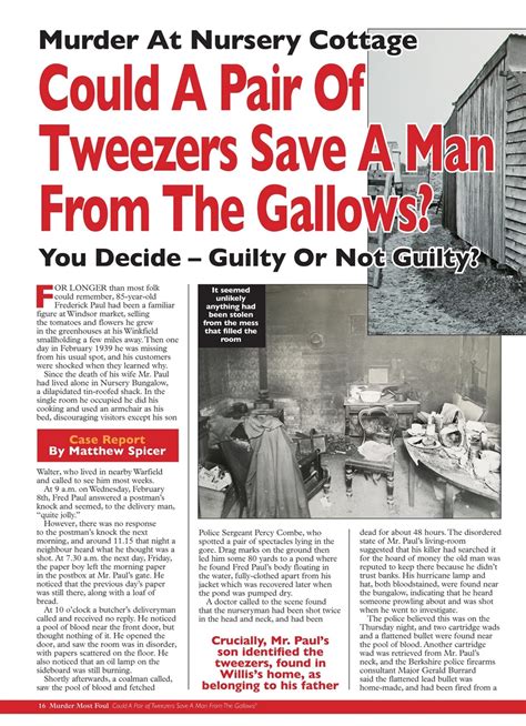 Murder Most Foul Magazine Murder Most Foul 127 Back Issue