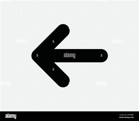 left arrow icon previous back point pointer navigation direction road