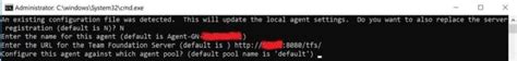 How To Install Configure And Unconfigure Build Agent In TFS 2015