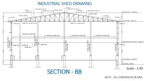 Factory Tekla Curved Roof Design Steel Structures She