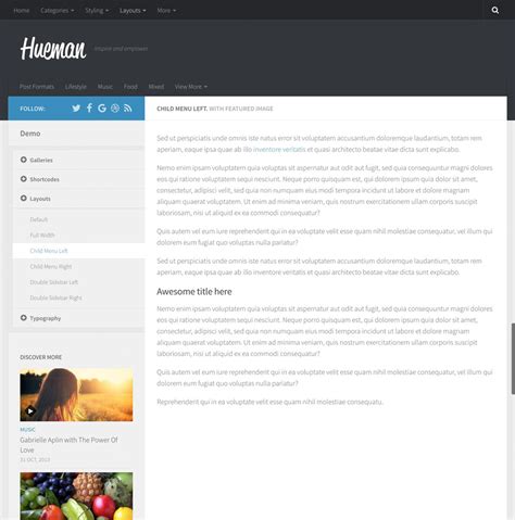 hueman wordpress theme free and feature packed noupe