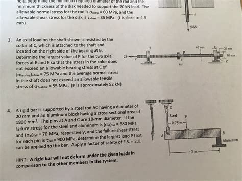 solved hole determine me minimum required diameter of the
