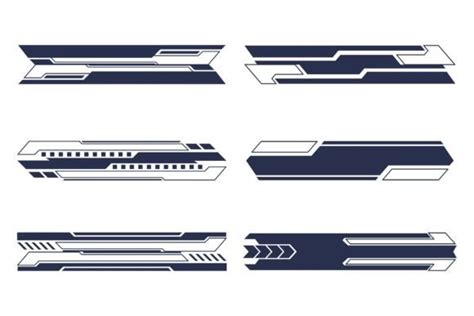 Hud Sci Fi Tech Interface Bars Elements Graphic By Ozan Id · Creative