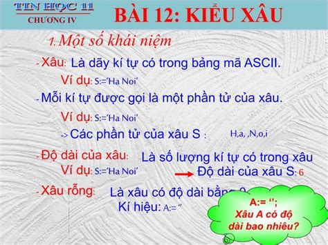 Kiểu Xâu Trong Pascal Ppt