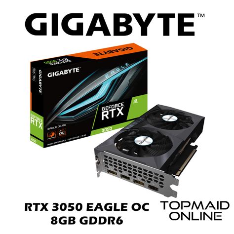 GIGABYTE GEFORCE RTX 3050 EAGLE OC 8GB GDDR6 GRAPHIC CARD | Shopee Malaysia