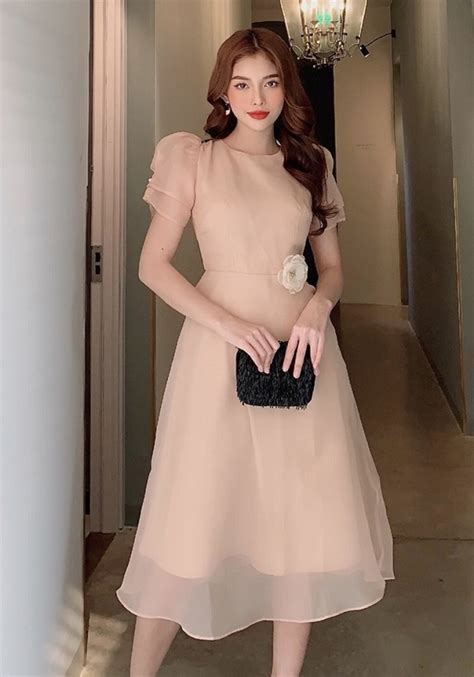 Các mẫu đầm đẹp 2020 thiết kế tinh tế Style Hàn Quốc Diuhien Kiến