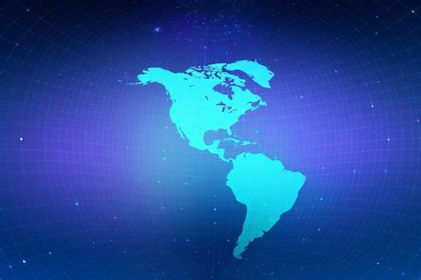 Globe Digital Grid Gradient Wallpaper Premium Ai Generated Image