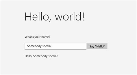 Create A Hello World Uwp App Using Ccx Uwp Applications