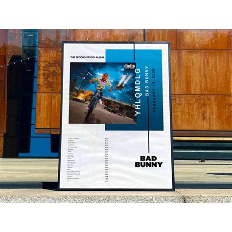 Bad Bunny Yhlqmdlg Album Cover Poster 3 Inspire Uplift