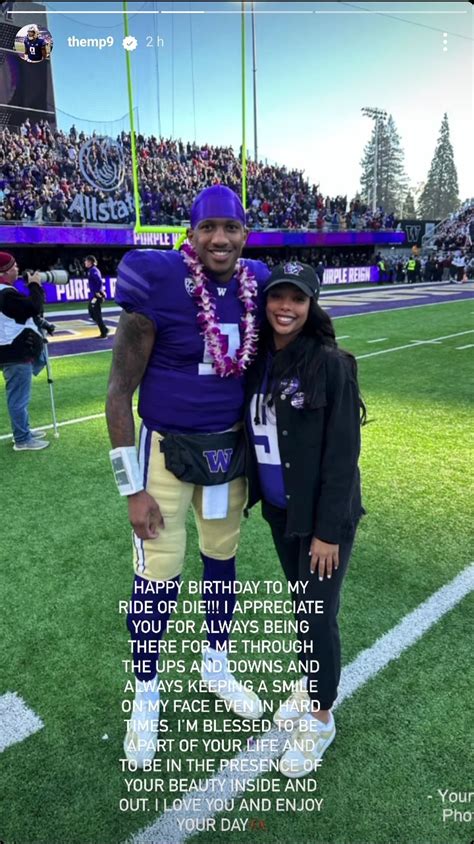 Washington Qb Michael Penix Jr Pens A Touching Message For Gf On Her