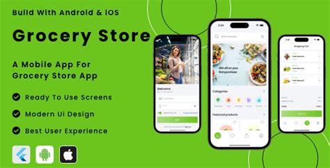 Grocery Store App Flutter Mobile App Template Flutter Code Market