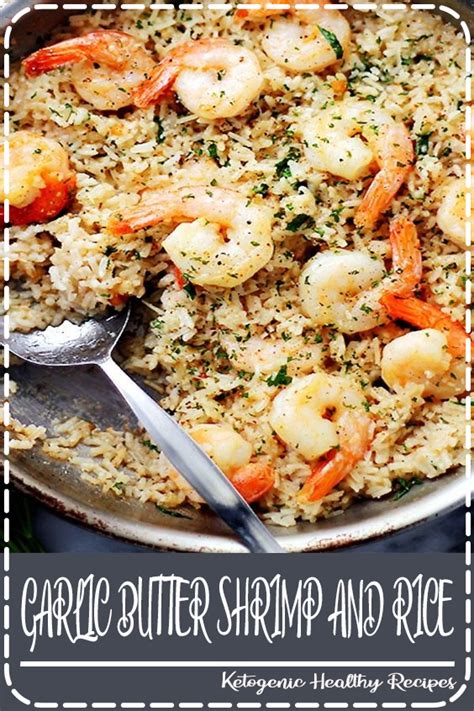 Garlic Butter Shrimp And Rice Healthy Resepes Wolff