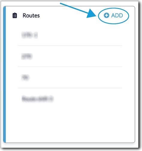 how do i add edit and delete routes