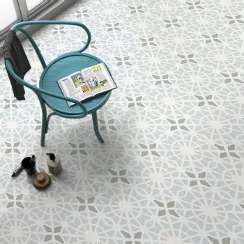 Agadir Blue Pattern Matt Ceramic Floor Tile Tile Mountain