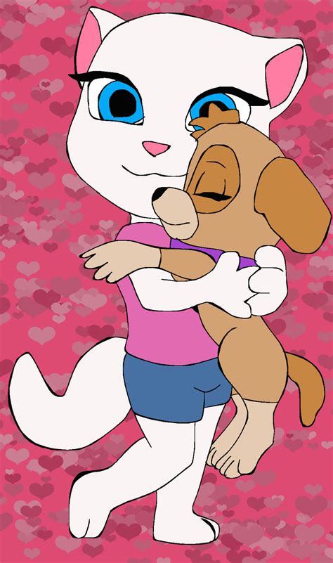 Angela Hugging Vic By Mojo1985 On Deviantart