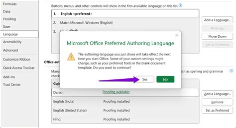 How To Change The Display And Authoring Language In Microsoft Excel Guiding Tech