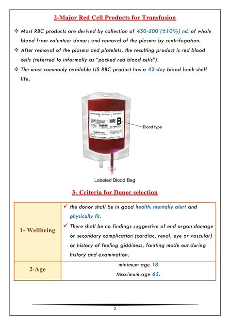 SOLUTION Blood Component Transfusion Final Studypool