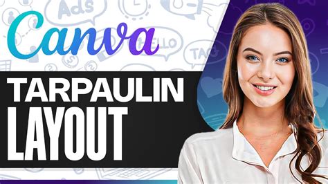 How To Make A Tarpaulin Layout In Canva Tarpaulin Banner Tutorial Youtube