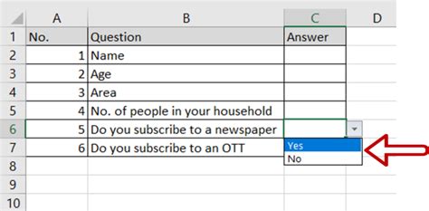how to add yes or no in excel spreadcheaters