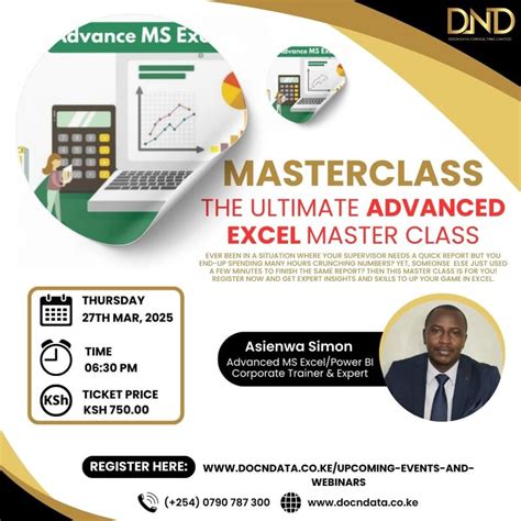 The Ultimate Advanced Ms Excel Master Class