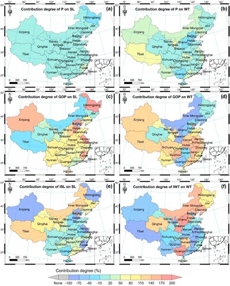 The Spatial Distribution Of Contribution Degrees Download Scientific