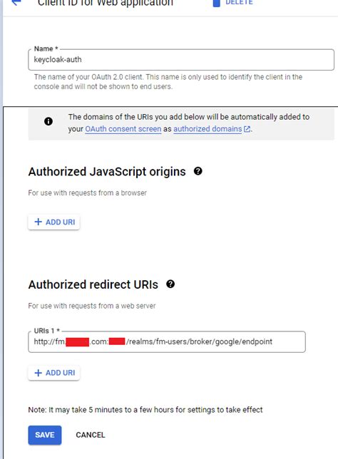 Keycloak And Google OAuth 2 0 Redirect URI Mismatch Stack Overflow
