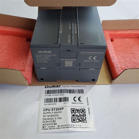 Unimat Cpu St20xp Transistor 12dido 4aiao 200 Smart Programmable